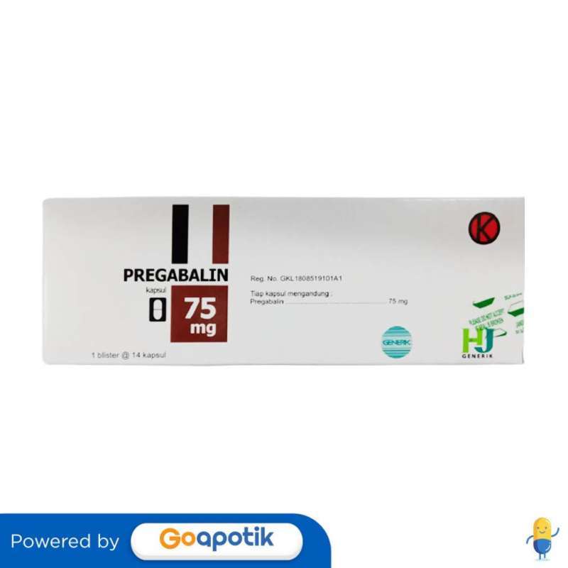 Jual PREGABALIN HEXPHARM 75 MG BOX 14 KAPSUL di Seller Apotek Edy ...