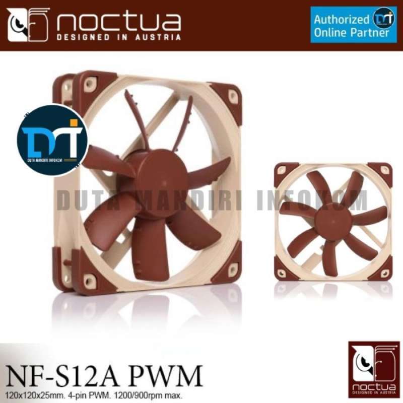Promo Noctua Nf-s12a Pwm - 120mm Pwm Premium Fan Case 1200rpm Diskon 23 ...