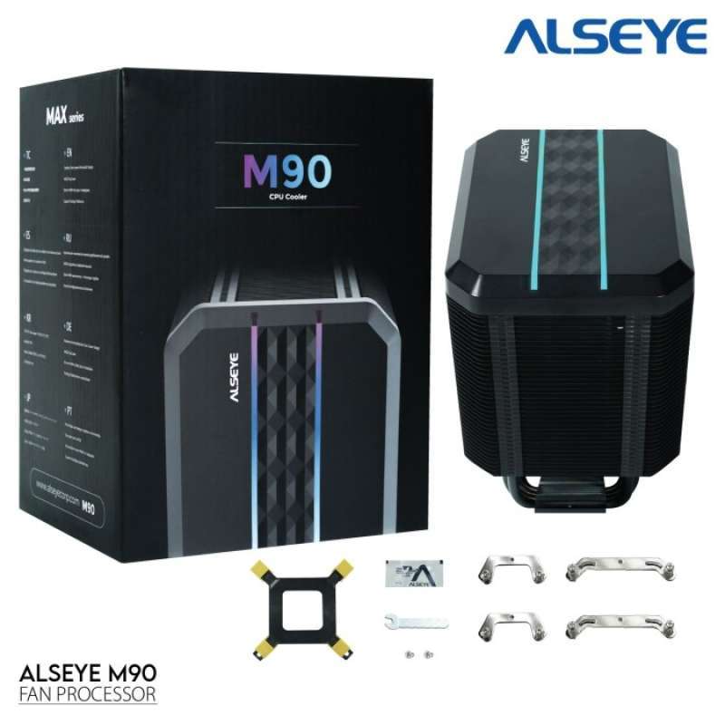 Promo Fan Processor Alseye M90 Max Rgb Lga 1700 Diskon 23% di Seller ...