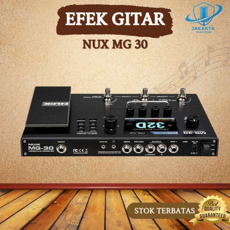 Promo Multi Effect Nux Mg-30 Mg 30 Multi-effects Modeler Pedal Jakarta ...
