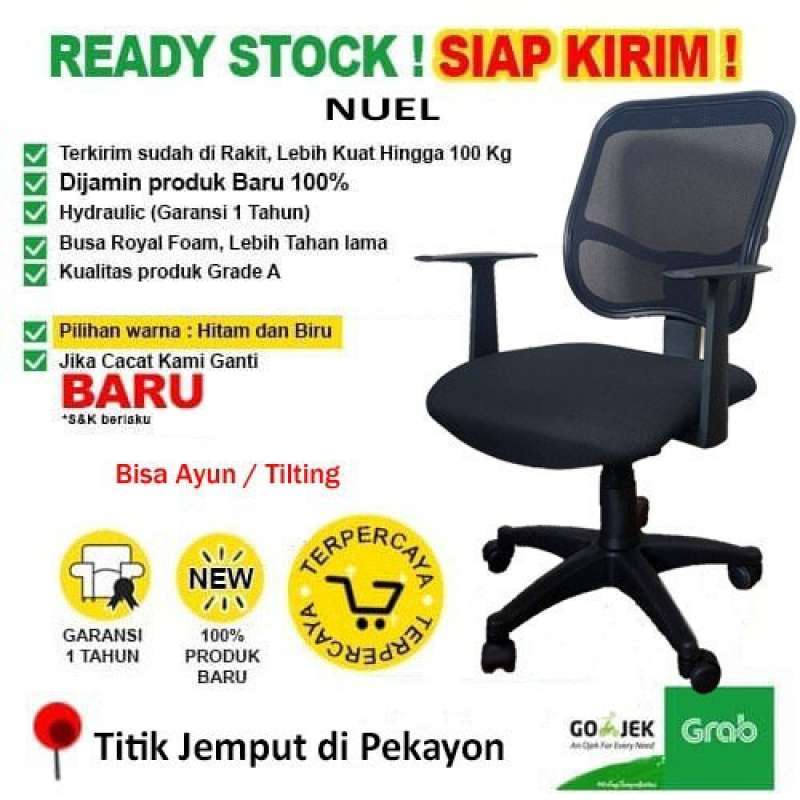 Promo Kursi Kerja Kantor Jaring Nuel Diskon 23% Di Seller Sejahtera ...
