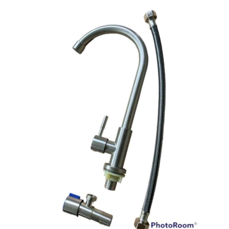 Promo Paket Lengkap Kitchen Sink 60×45 Stainles+kran Pipa / Bak Cuci ...