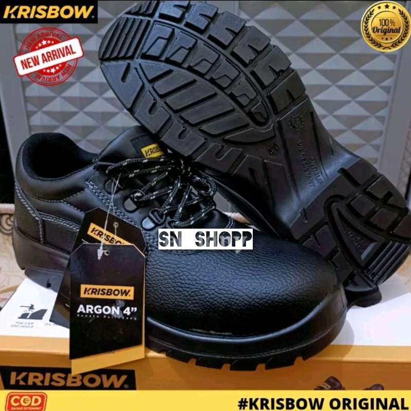 Jual Sepatu Safety Krisbow Argon 4inch Safety Shoes - 43 Di Seller Sn ...