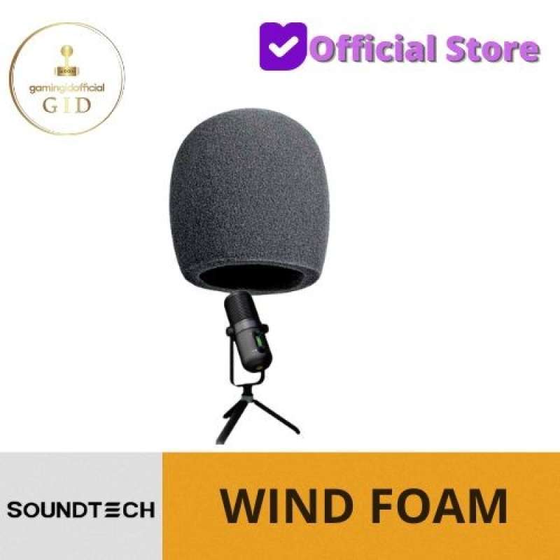 Promo Soundtech Wind Foam Busa Peredam Suara Diskon 23% Di Seller Qeira ...