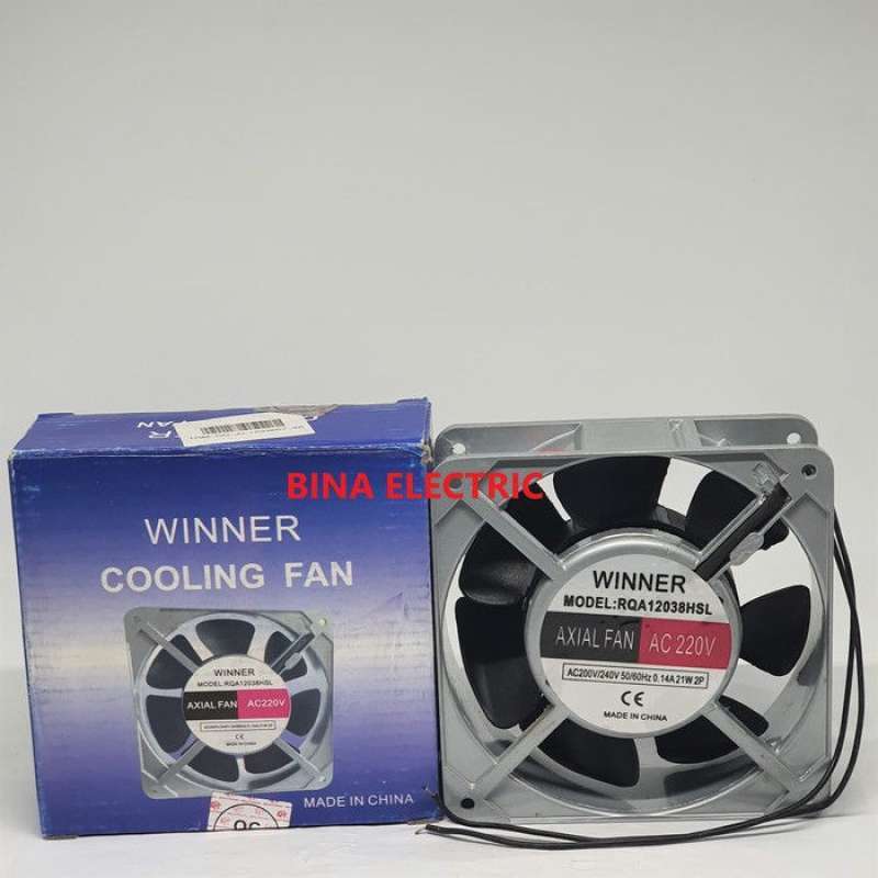 Promo Exhaust Fan Winner Rqa12038hsl / Axial Fan Winner 120x120x38 ...