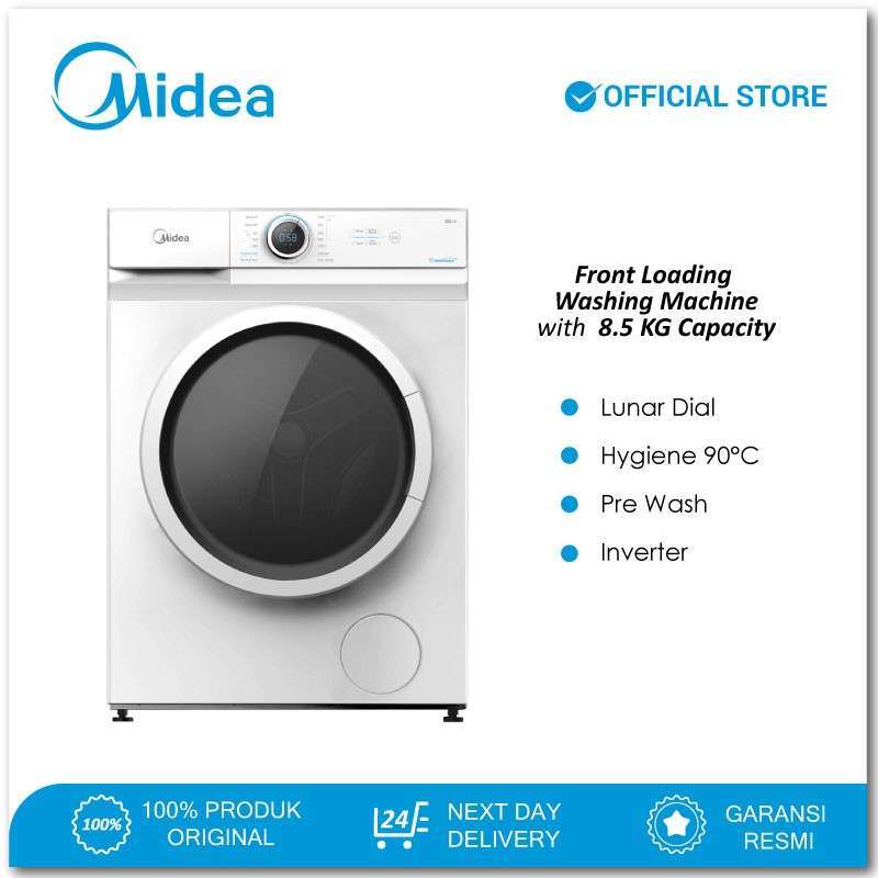 Jual Midea Mesin Cuci Front Loading 8.5 Kg Mf100w85b Di Seller Semeru Elektronik Surakarta ...