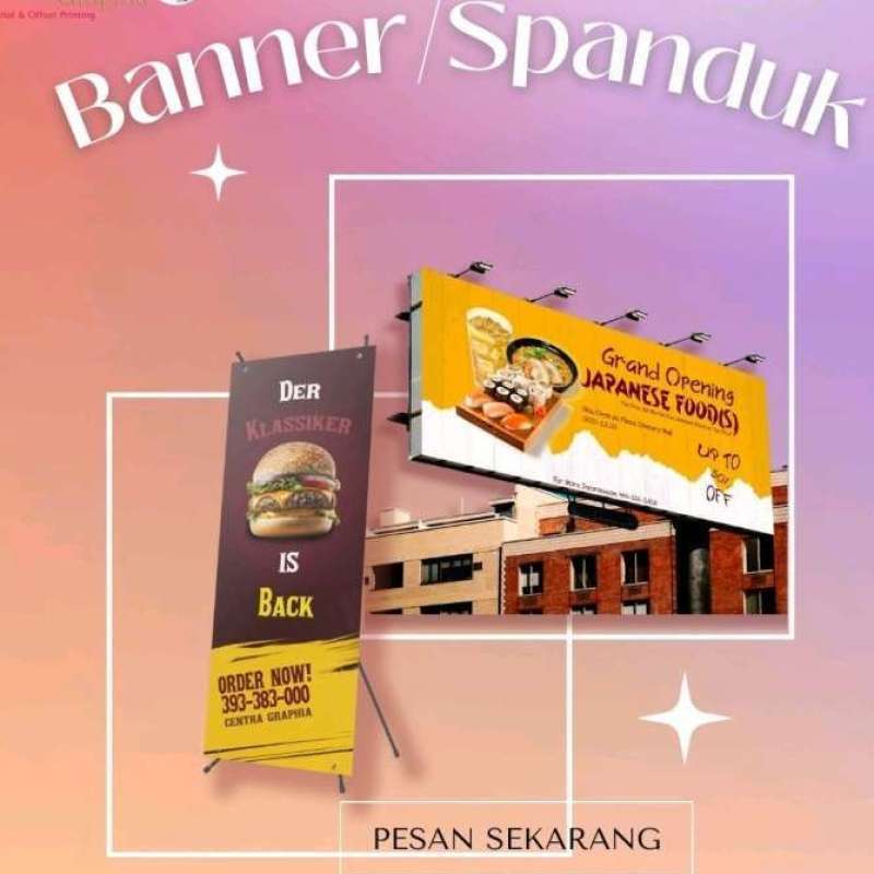 Jual Spanduk Atau Banner Original Terbaru - Harga Promo Murah Februari ...