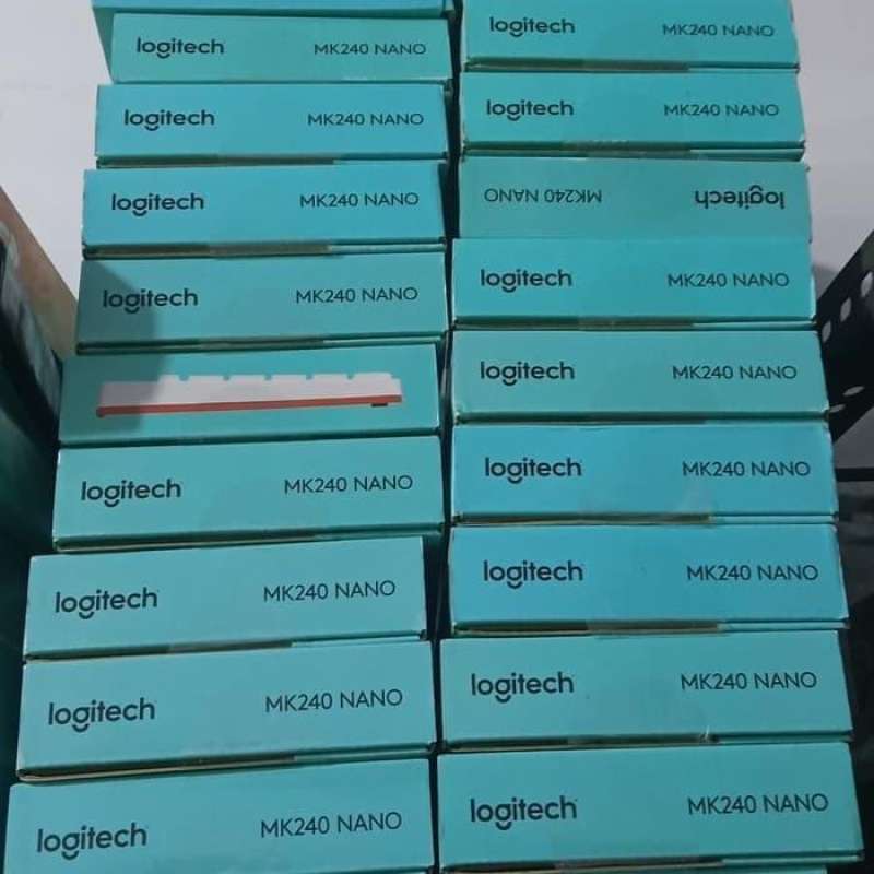 Jual Logitech Mk240 Nano Paket Wireless Keyboard Mk240 & Mouse Combo ...