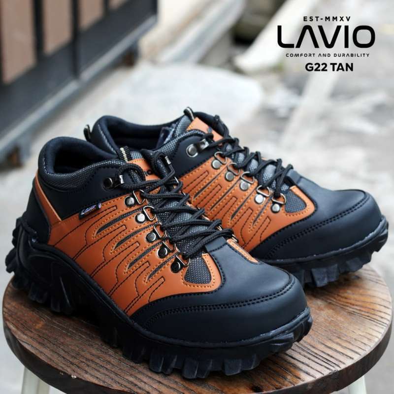Promo Sepatu Pria Boots Safety Low Pendek Kerja Proyek Gunung Hiking ...