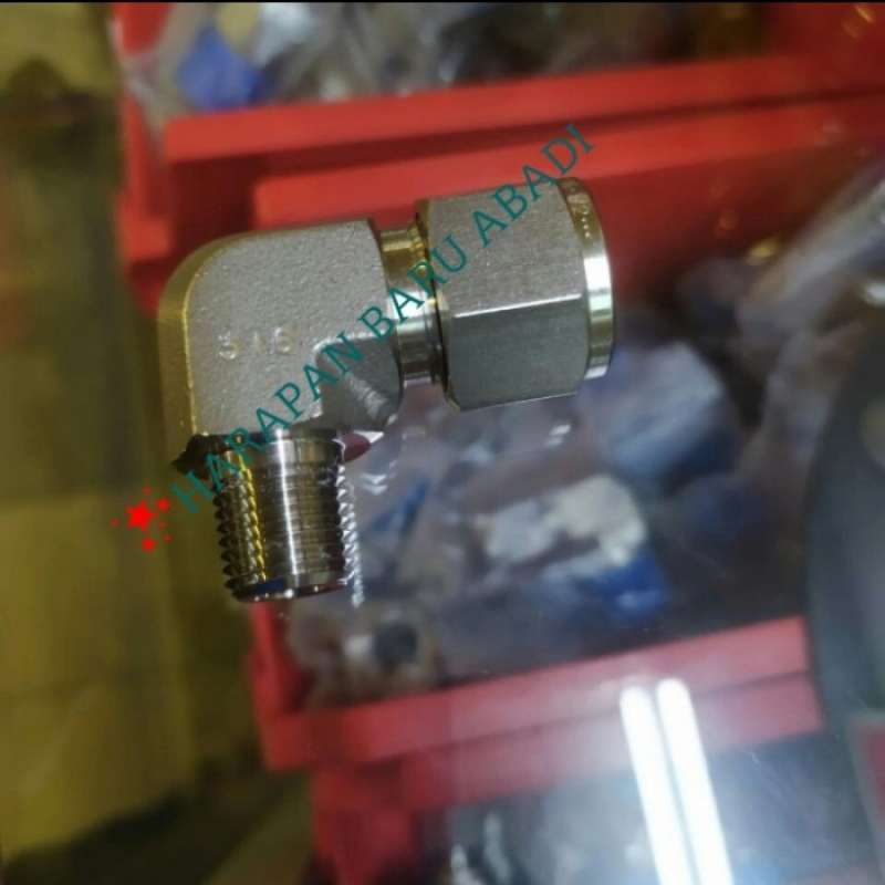 Jual Male Elbow Connector Tube Od 8mm X 1/4 Inch Npt Ss316 Di Seller Himaga Store - Kalibata ...