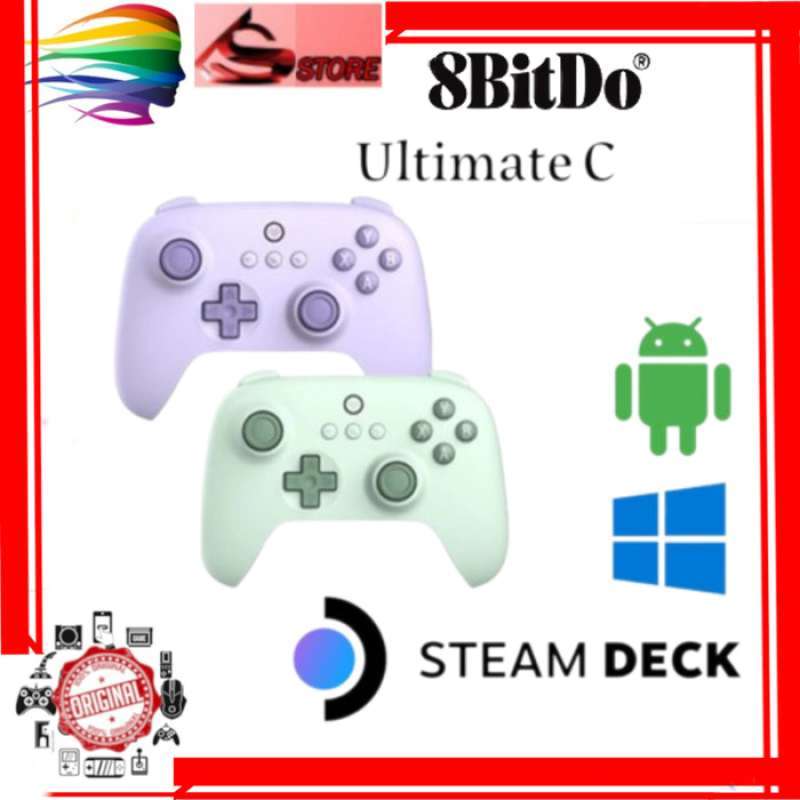 Jual 8bitdo Ultimate C Wireless 2.4 Gamepad Controller Windows Pc ...