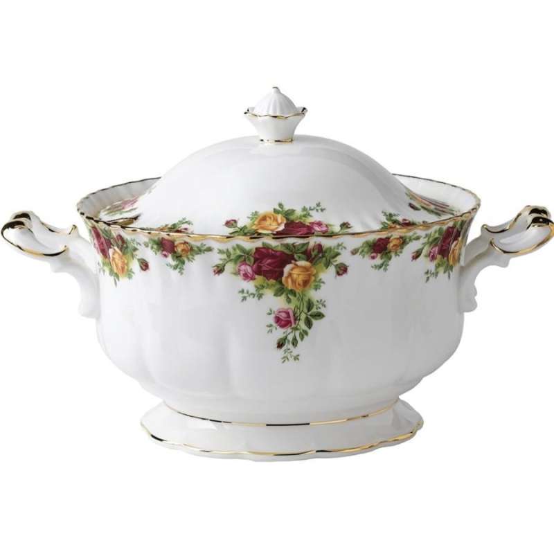 Jual Royal Albert Old Country Roses Soup Tureen Mangkuk Saji Mangkok ...