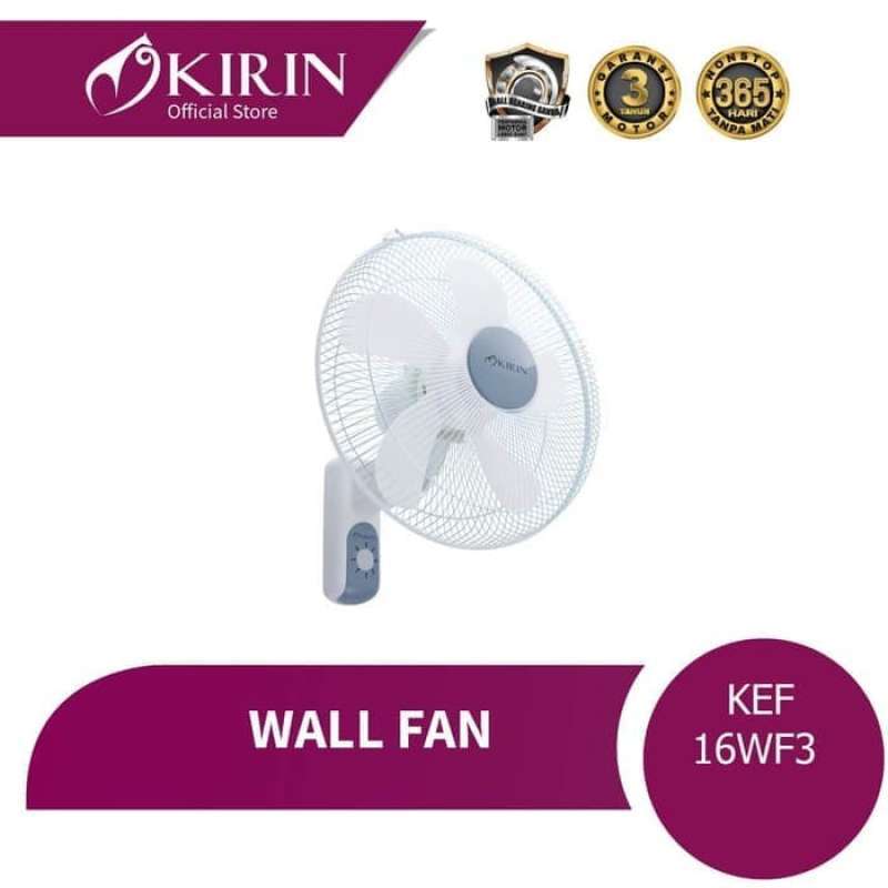 Promo Kipas Angin Dinding Kirin 16 Inch Kef 16wf3 Diskon 23% Di Seller Indah Jaya Mandiri ...