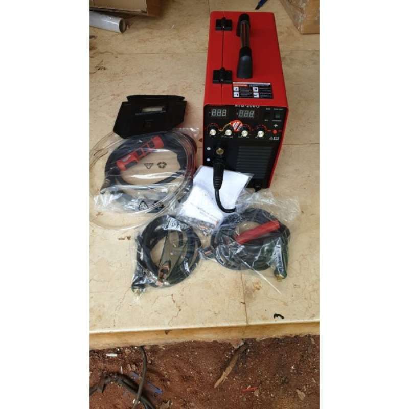Jual Redbo Mig-200-g Redbo Mig 200 G Kapasitas 5 Kg Flux Core Mig Mag ...