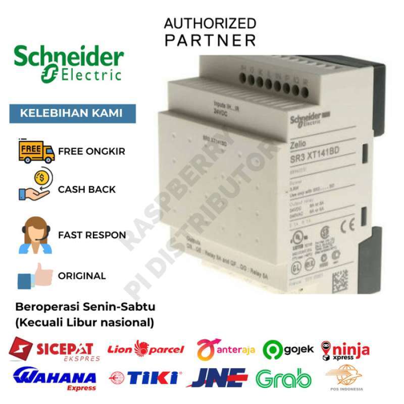 Jual SCHNEIDER SMART RELAY ZELIO LOGIC EXPANSION MODULE SR3XT141BD di Seller Himaga Store ...