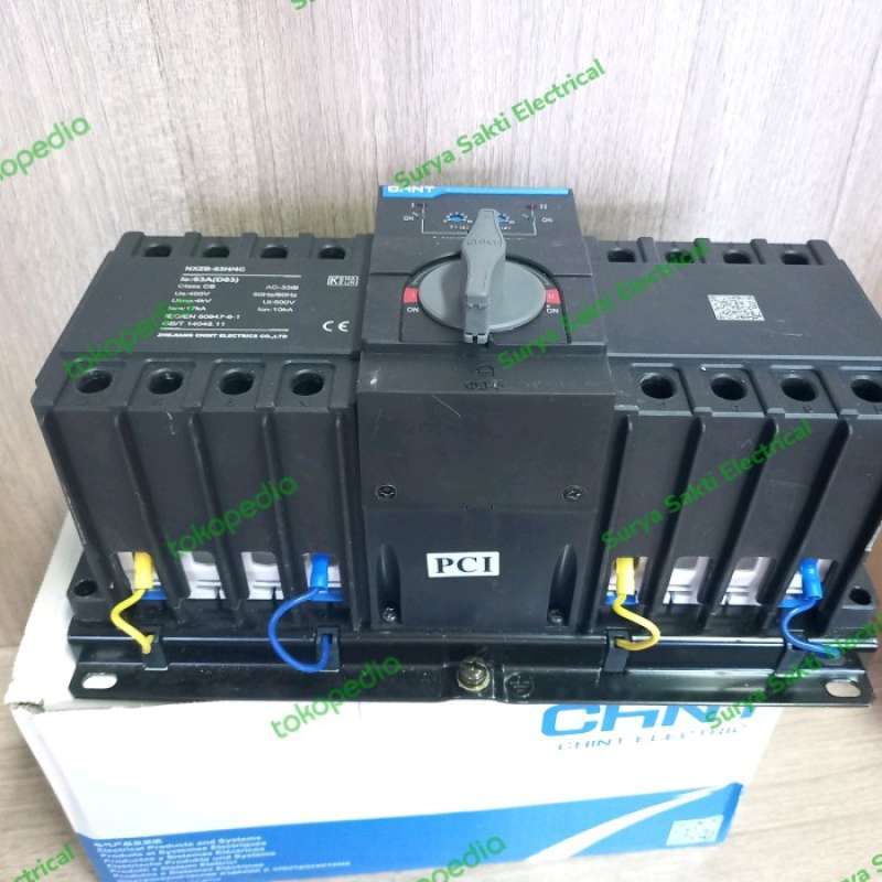 Promo Chint NZ7B Panel ATS 4P 63A Automatic Transfer Switch PLN Genset COS Diskon 23% di Seller ...