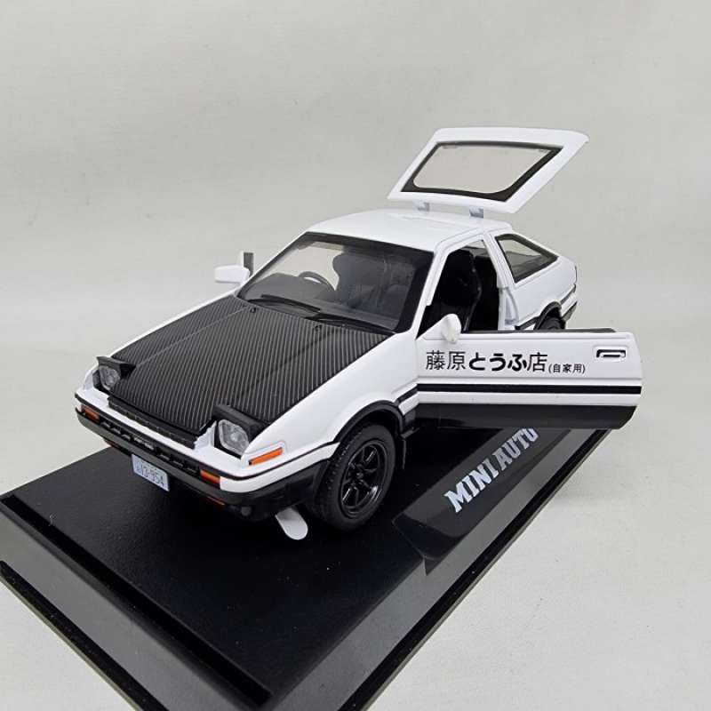 Jual Diecast Mobil Toyota Trueneo Ae86 Initial D Miniauto 1:32 Light ...