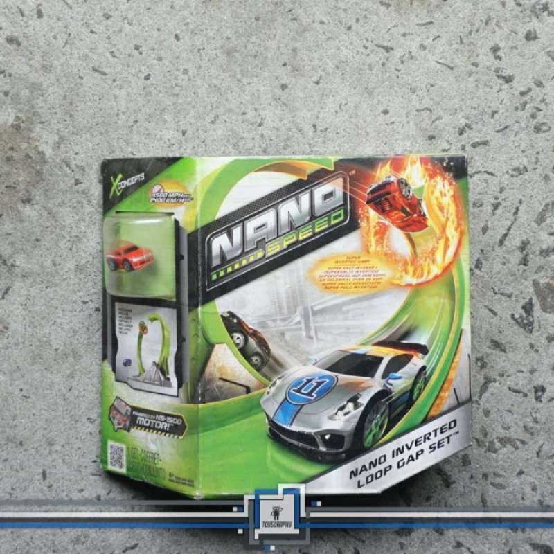 Promo Nano Speed Nano Inverted Loop Gap Set Pullback Car Micro Spin ...