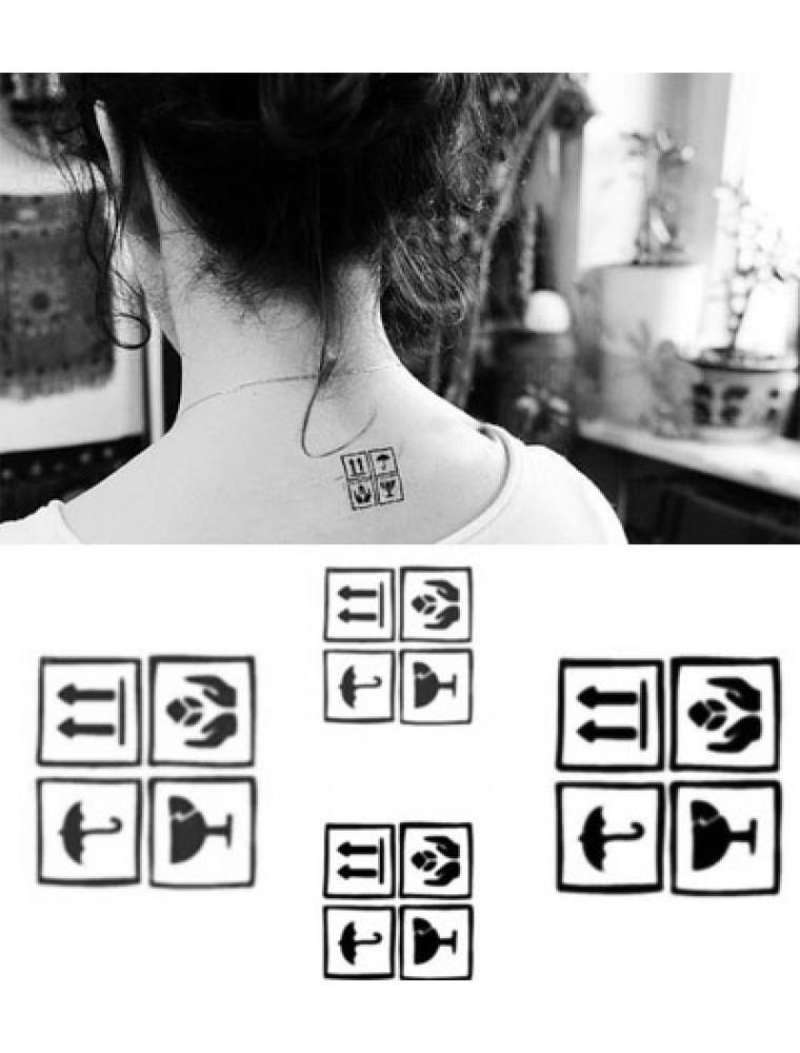 Jual Tato Sementara / Tato Murah Symbol Hc100 - 3601 Di Seller Lamanis ...