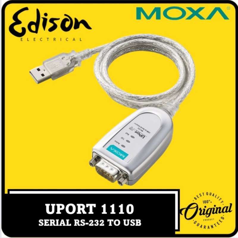 Promo Moxa Uport 1110 1 Port Serial Rs232 To Usb Converter Adapter ...
