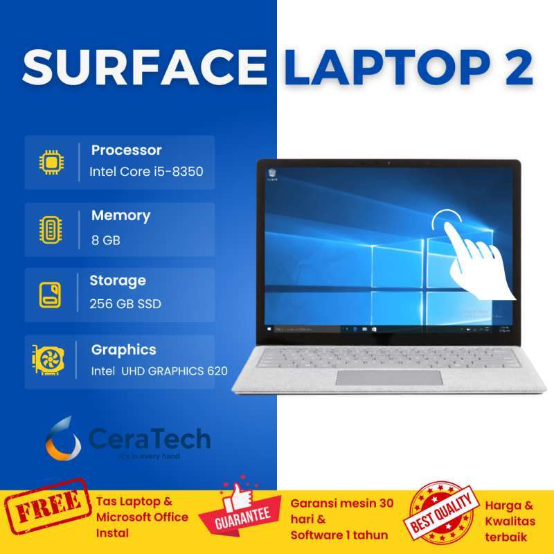 Jual Laptop Langka Surface 2 Core I5 Gen 8 Ram 8 Gb Ssd 256 Gb Touchscreen Resolusi 2k Di Seller ...