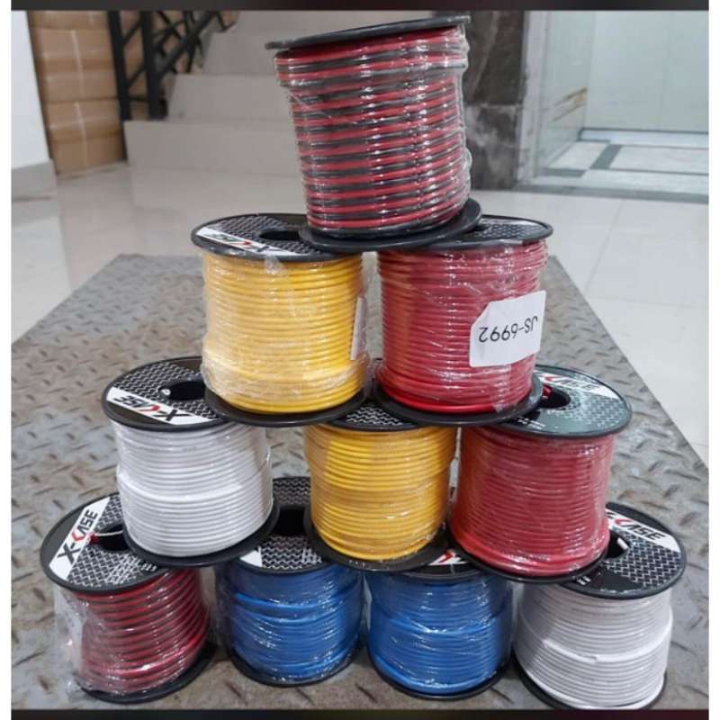 Jual Wayar Kabel Listrik Tunggal Gulung Serabut Kuningan Tebal Per ...