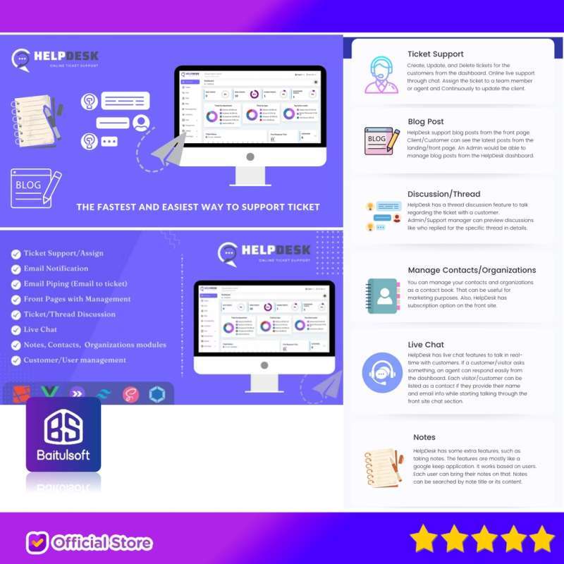 Promo SOURCE CODE APLIKASI HELPDESK ONLINE TICKETING SYSTEM WITH ... Promo SOURCE CODE APLIKASI HELPDESK ONLINE TICKETING SYSTEM WITH ...