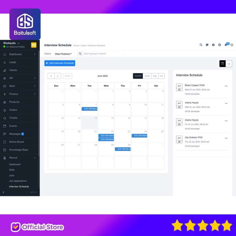 Jual Source Code Aplikasi Recruit Module For Worksuite Crm By ...