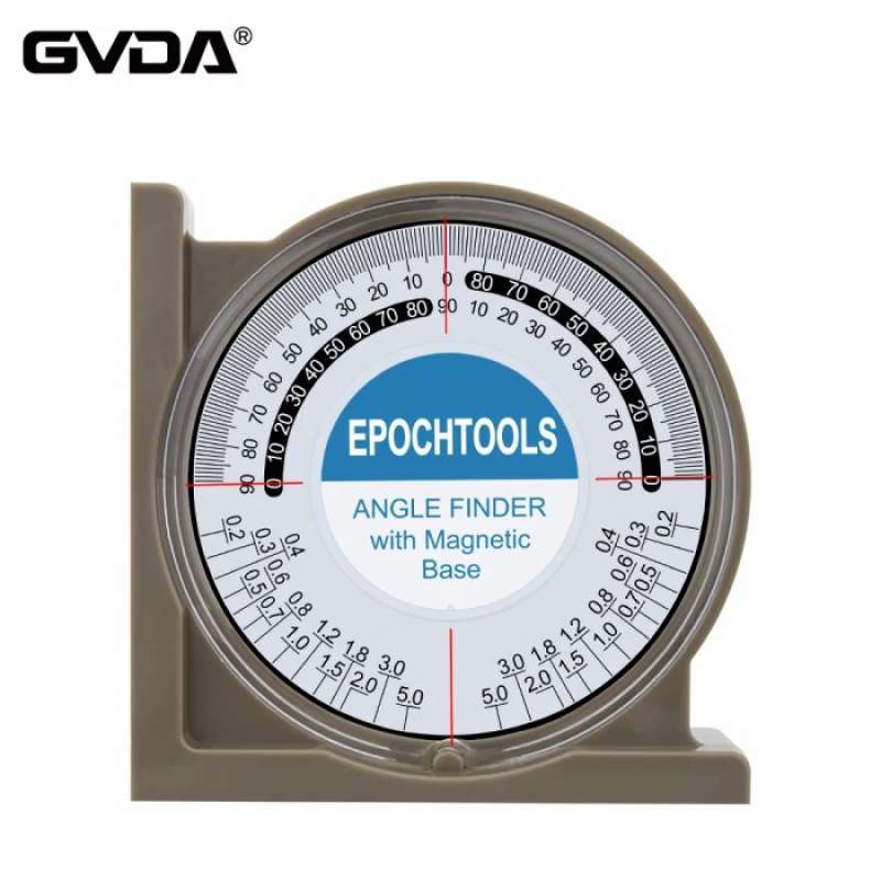 Jual GVDA Protractor Angle Inclinometer Busur Derajat Tilt Level Meter ...
