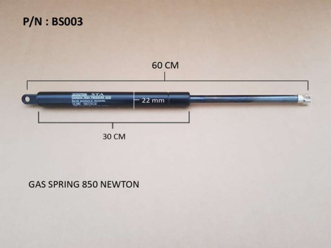 Promo Gas Spring Hidrolik 850 Newton 60 Cm 85 Kilogram Diskon 23% Di ...