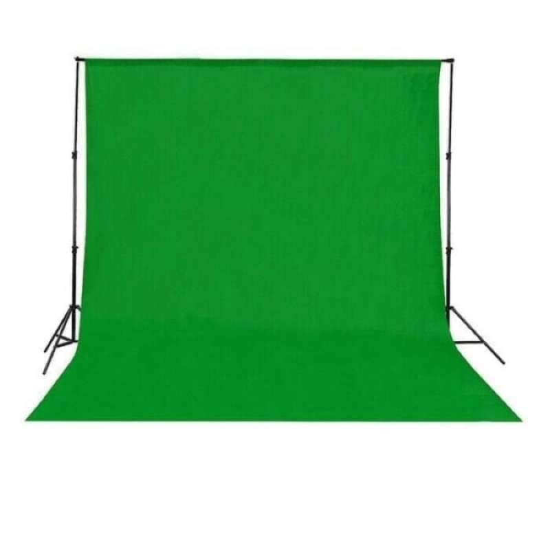 Promo Background Kain Hijau Lumut Greenscreen 3X4M Kain Muslin Diskon ...