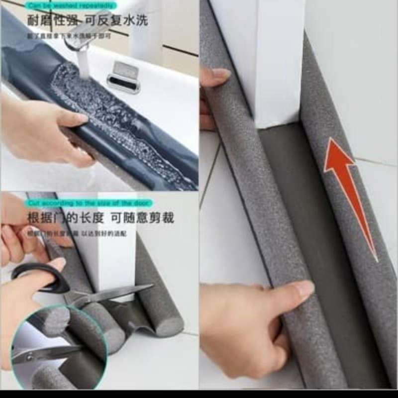 Jual BUSA PENYEKAT CELAH PINTU Anti Serangga Penahan Udara BOTTOM STRIP ...