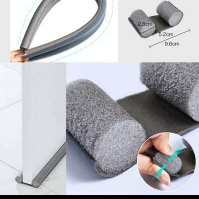 Jual BUSA PENYEKAT CELAH PINTU Anti Serangga Penahan Udara BOTTOM STRIP ...