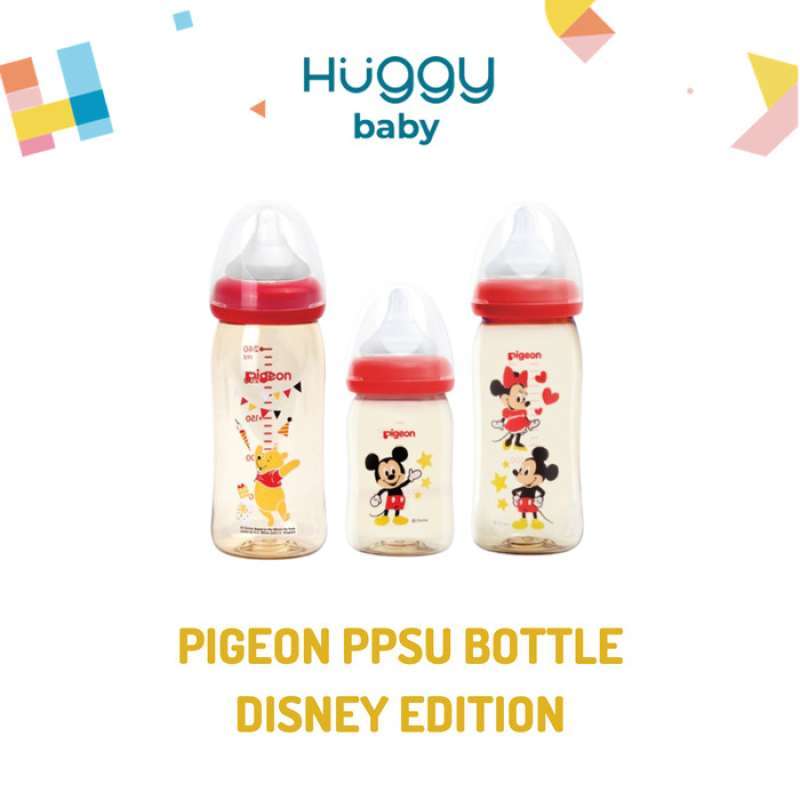 Promo Pigeon Botol Susu PPSU Disney Edition | PPSU Bottle - 160ml MICKEY Diskon 27% di Seller ...