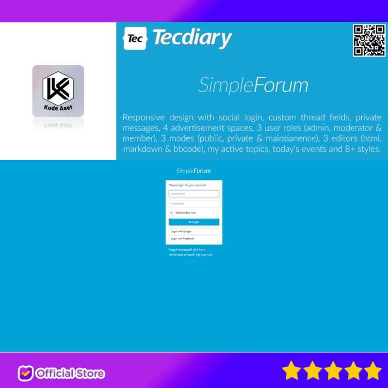 Promo SOURCE CODE APLIKASI SIMPLE FORUM - RESPONSIVE BULLETIN BOARD BY KODEASET Diskon 98% di ...