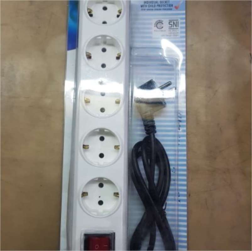 Promo Broco Colokan Listrik Cabang Stop Kontak Outlet 5 Lubang Sockets ...