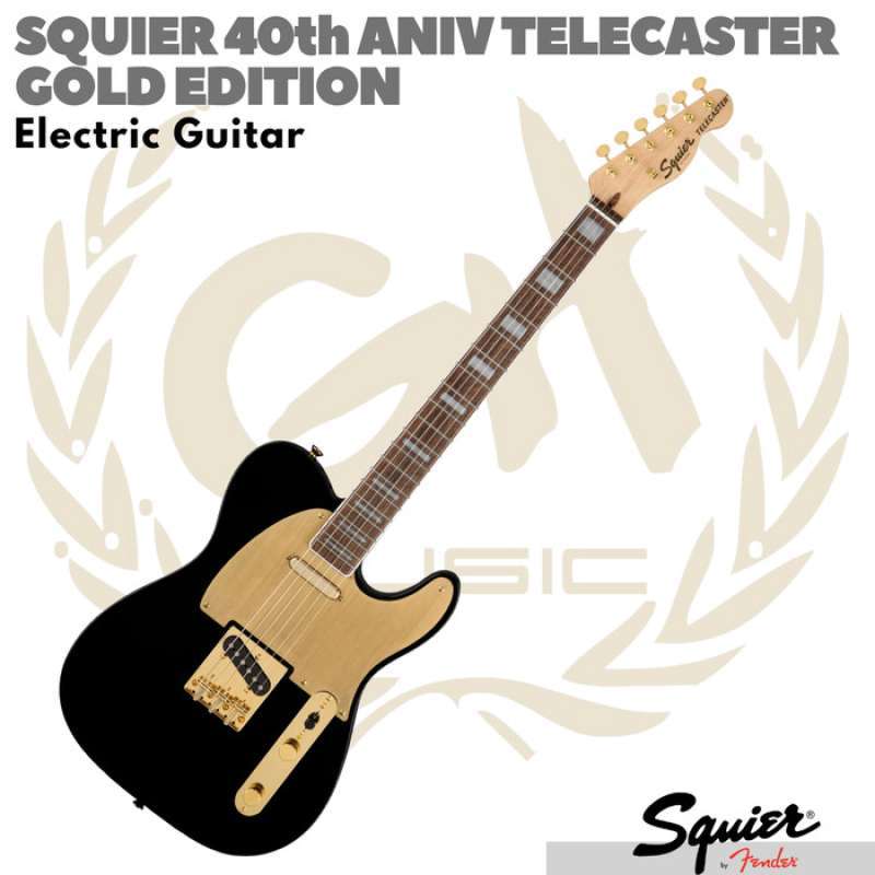 Jual Squier Telecaster Gold Edition 40th Anniversary | Gitar Elektrik ...