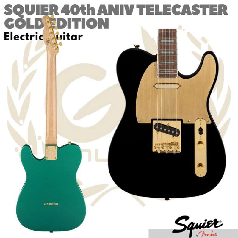 Jual Squier Telecaster Gold Edition 40th Anniversary | Gitar Elektrik ...