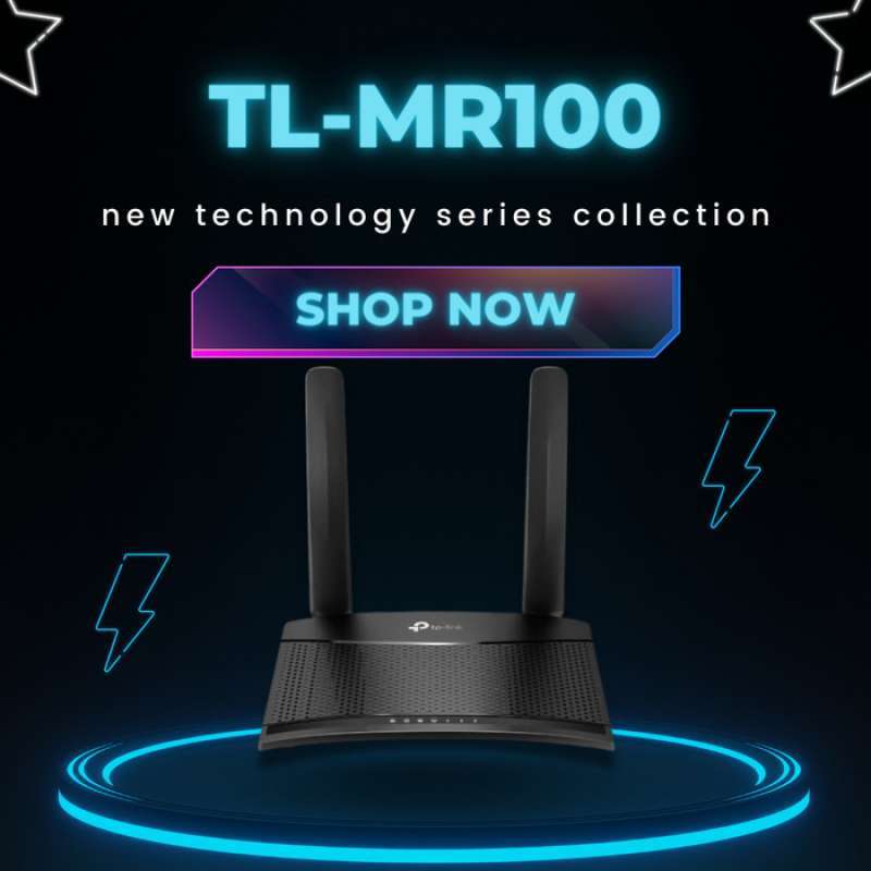 Promo TL-MR100 300 Mbps Wireless N 4G LTE Router / 4G Modem Sim Card ...