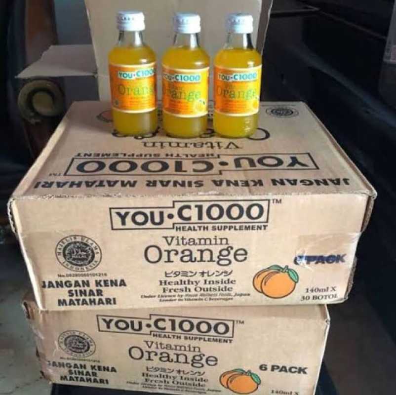 Jual Cod // Minuman You C1000 Vitamin Orange 140 Ml 1 Dus Isi 30 Pcs // Minuman Sehat // You ...