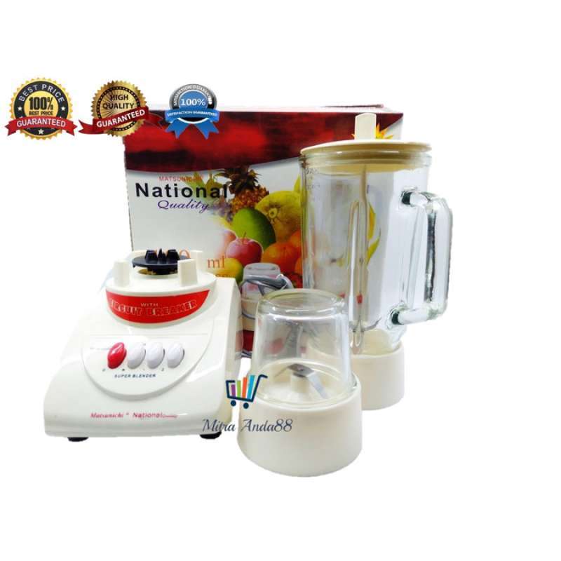 Promo Blender National Kaca Matsunichi 3 In 1 Kapasitas 1 Liter Diskon ...