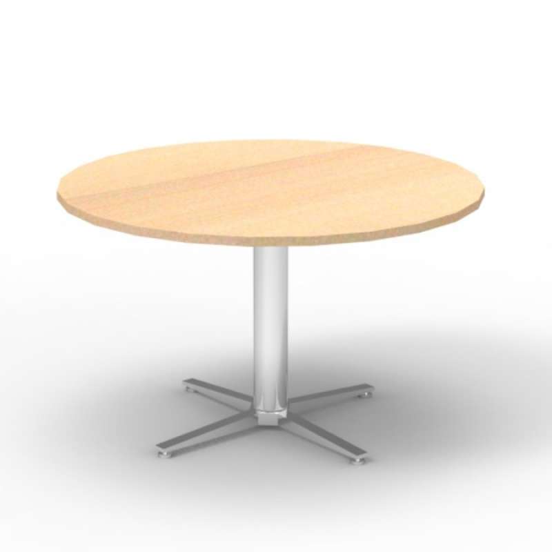 Promo Meja Rapat Bundar Diameter 120 Cm Lapisan Hpl / Meja Rapat Custom ...