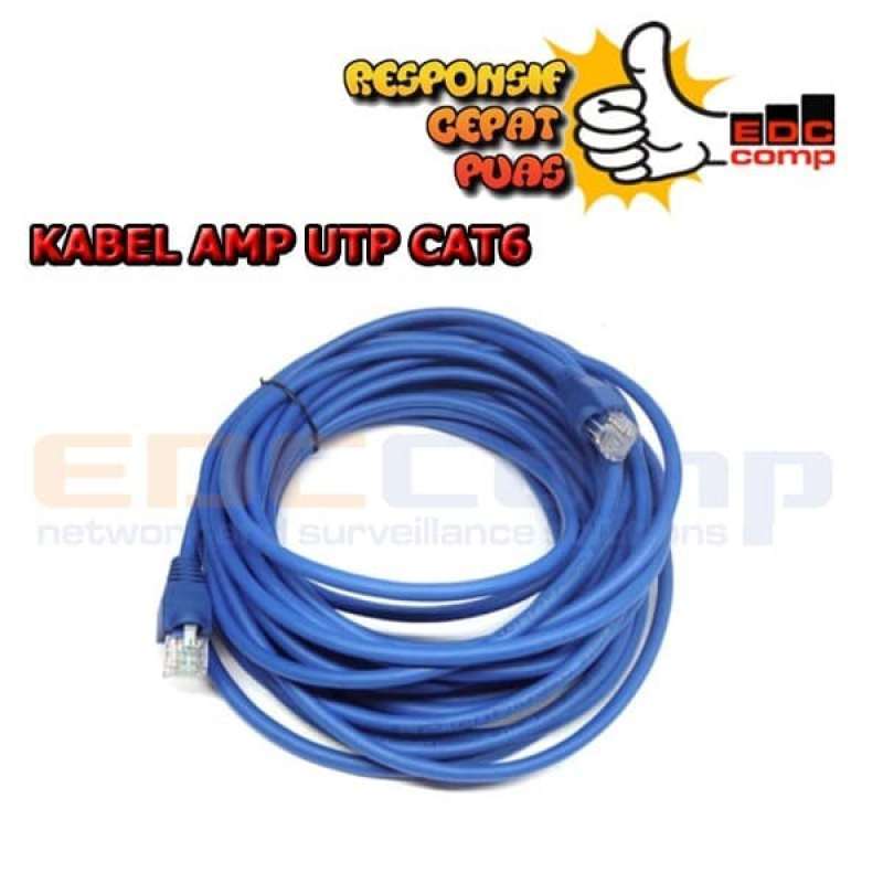 Promo Kabel Amp / Commscope Utp Cat 6 Cable 15 Meter Siap Pakai Diskon 23% di Seller XiXiStore ...