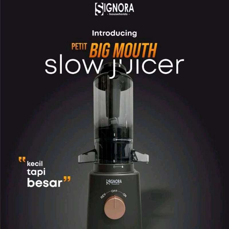 Jual Signora Big Hopper Slow Juicer di Seller Signora store - SIGNORA ...