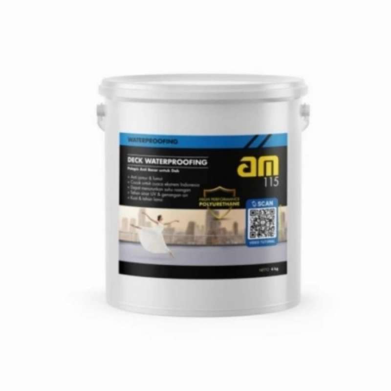 Promo Am 115 Pu Deck Waterproofing Dark Grey (ukuran 4kg) Diskon 23% Di ...