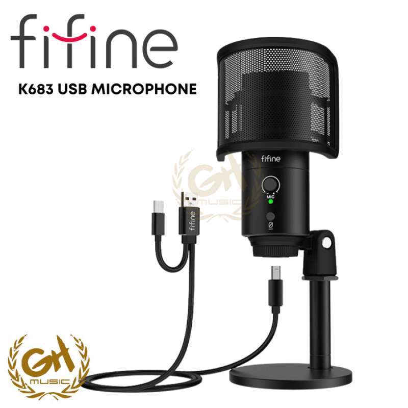 Jual Fifine K683b, Usb Microphone With Type A & Type C Connectors Di ...