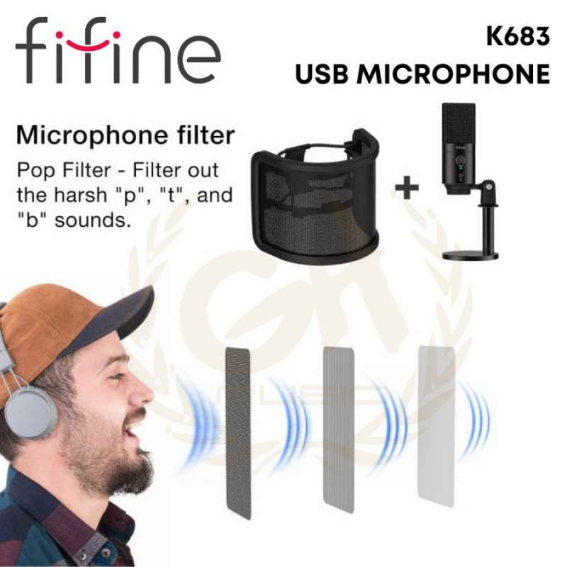 Jual Fifine K683b, Usb Microphone With Type A & Type C Connectors Di ...