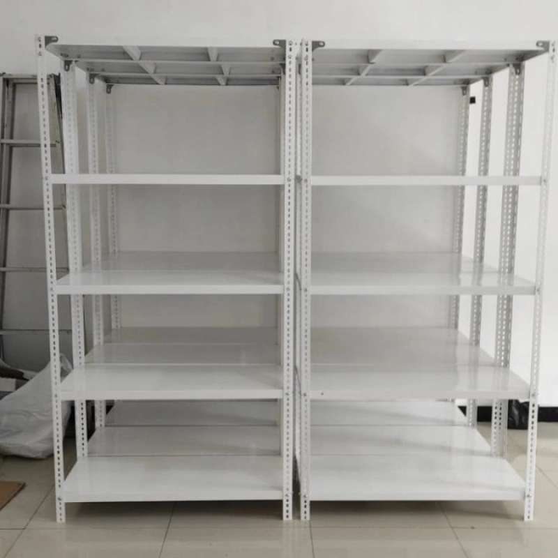 Promo Rak Besi Siku 5 Susun Full Putih Diskon 23% di Seller Sejahtera ...