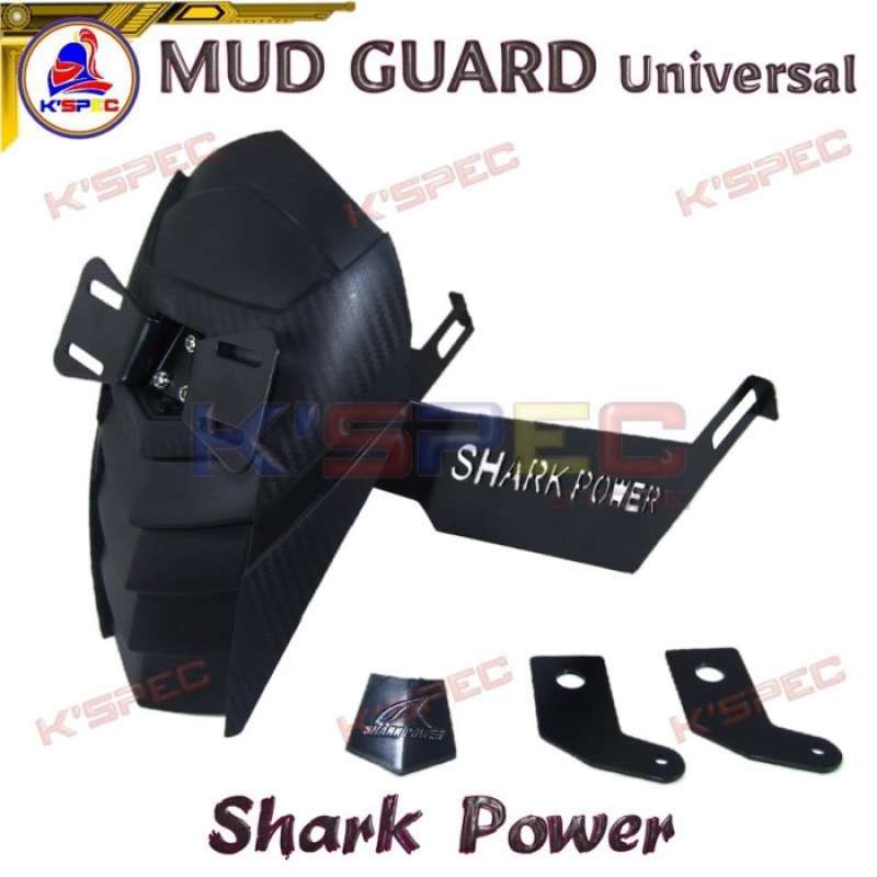 Promo Shark Power Mud Guard Motor Universal Penahan Lumpur Diskon 23% ...