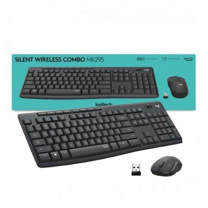 Jual Logitech MK295 Combo Wireless Keyboard & Mouse Silent di Seller ...